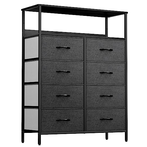 YITAHOME Chest of Drawer with 8 Drawers for Bedroom Fabric Dresser ...