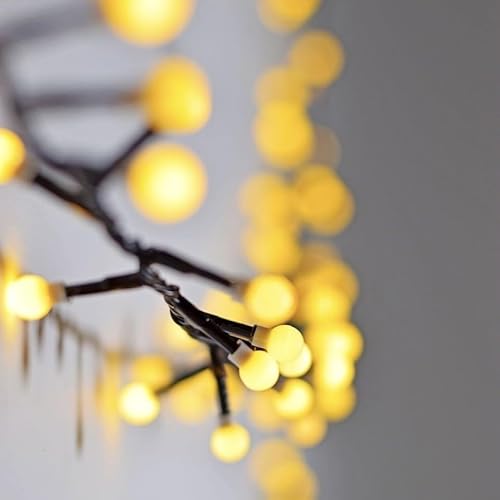 Lyyt - Warm White Decorative Bauble & Berry Fairy Lights - 500 LEDs ...