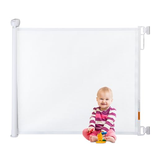Relaxdays Extendable Stair Gate, Opening Width 70-180 cm, Wall-Mounted ...
