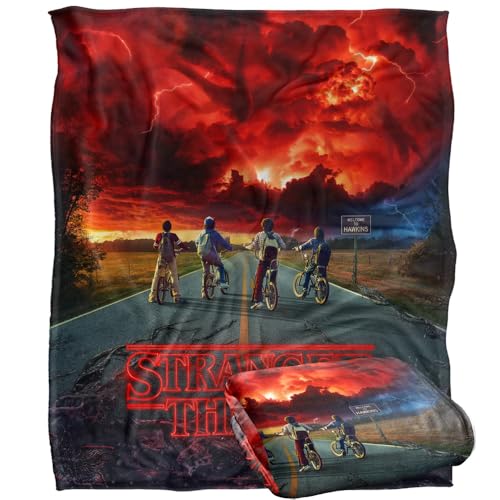 Stranger Things MIND FLAYER Silky Touch Super Soft Throw Blanket 152 x ...