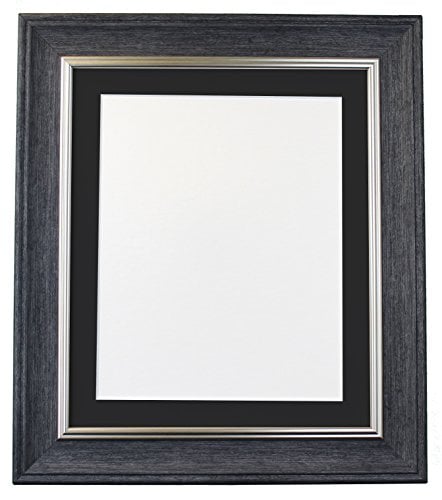 FRAMES BY POST Scandi Vintage Charcoal Grey Picture Photo Frame with ...