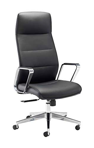 Office Hippo Premium High Back Executive PU Leather Chair with Chrome ...