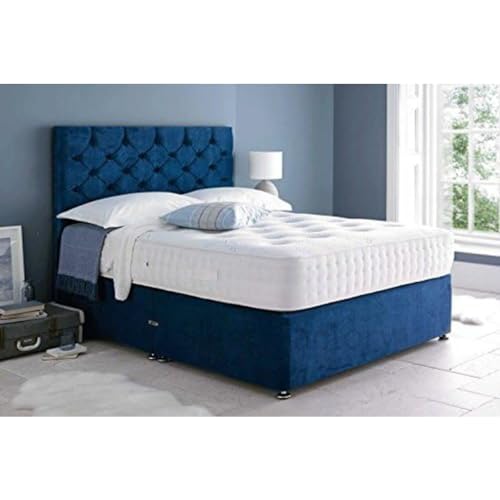 Sleep Factory Ltd Mona Velvet Divan Bed Set With 3000 Organic Pocket ...