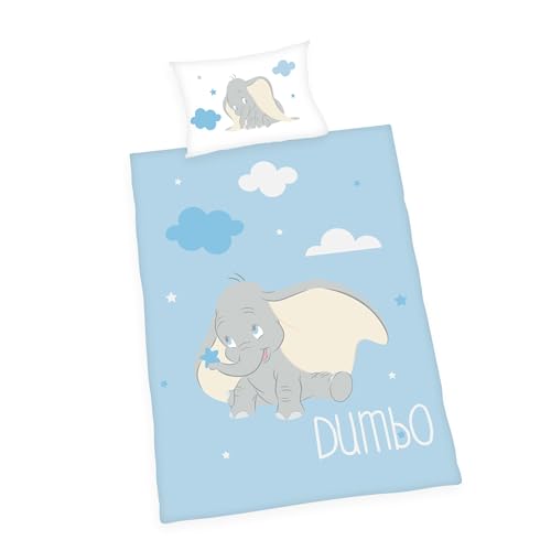 Herding Dumbo Disney Bed Linen, Pillowcase 40 x 60 cm with Reversible ...