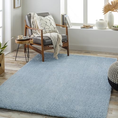 Livabliss Shaggy Rug Shaggy Rug - Modern Berber Rug Living Room 160x160 ...