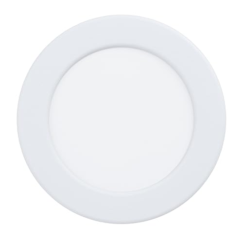 Eglo Fueva 5 LED recessed spotlight, diameter 11.7 cm, LED spot made of ...