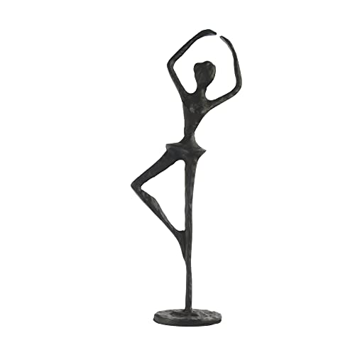 Elur BALLET GIRL Iron Figurine 25cm Mocha by Amazon | ufurnish.com