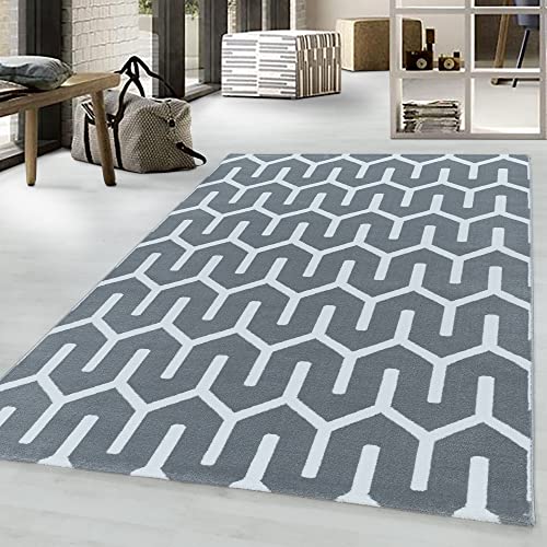 Giantore Flat Pile Rug Pattern Living Room Bedroom Short Pile Rug by ...