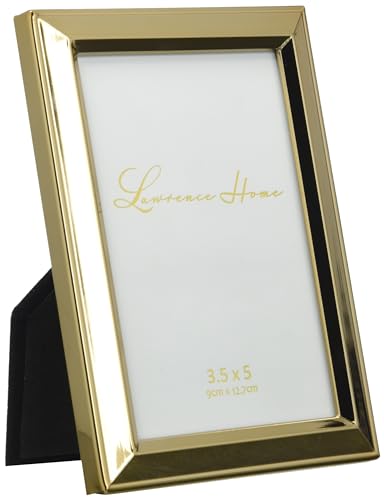 Lawrence Frames 3x5 Gold Metal Classic Bevel Picture Frame by Amazon ...