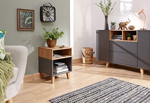 GFW Modena Lamp Table for Living Room - Contemporary Side Tables for ...