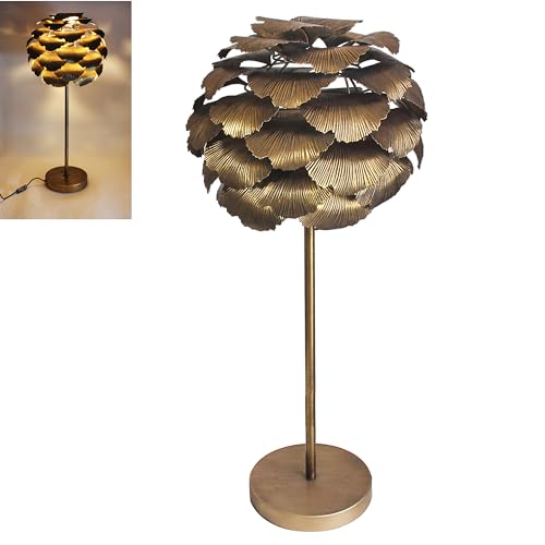 Lesser & Pavey Gold Lamp 86cm Tall for Home Decor & Living Room - Ideal ...