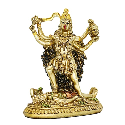 BangBangDa Hindu Goddess Kali Statue Sculpture - Indian God Decorative ...