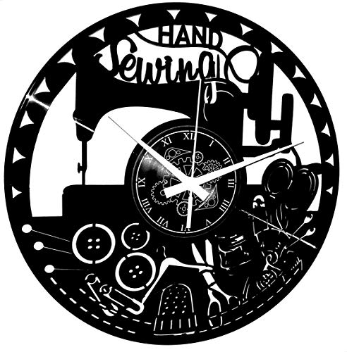 Instant Karma Clocks - Hand Sewing Wall Clock with Vintage Machine ...