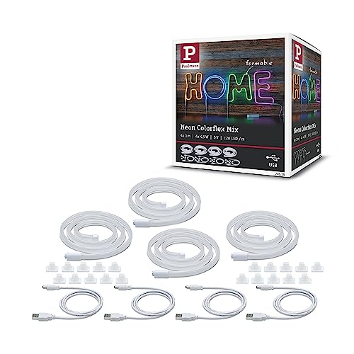 Paulmann 70558 Neon Colorflex LED Strip incl. 4x4.5 watts Light Strip ...