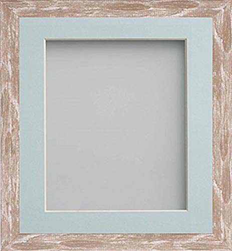 Frame Company Camber Range Brown Picture Photo Frame with Light Blue ...