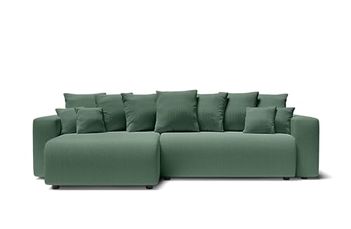BAÏTA Lea XL 5 Seater Convertible Corner Sofa with Reversible Corner ...