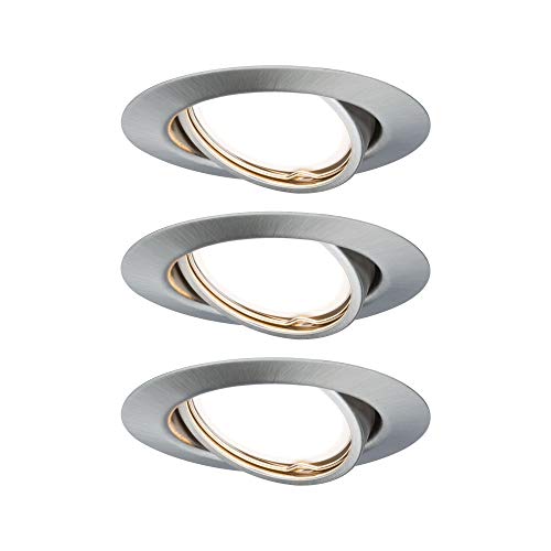 Paulmann Base LED Recessed Luminaire Round, 3x5W Dimmable Spotlights ...