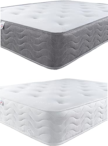 "Aspire Beds 10"" Deep 2 Layer Quad Comfort Natural Eco Fillings & AC ...