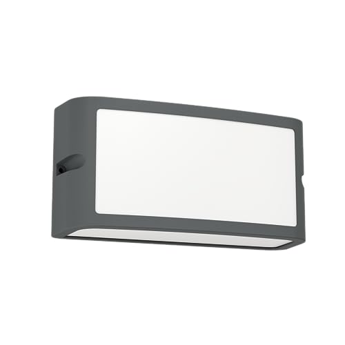 Eglo LED Outdoor Wall Light Fixture Camarada, External Porch Lighting ...