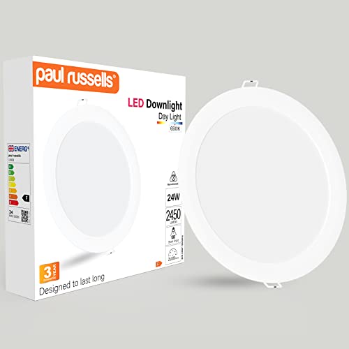 paul russells LED Ceiling Downlights, 24W Slim Recessed Bathroom ...