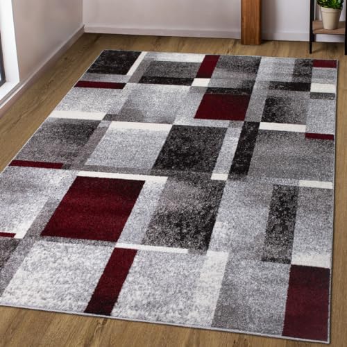 oKu-Tex Short Pile Rug Design Rug Living Room Rug Pile Height: 9 mm ...