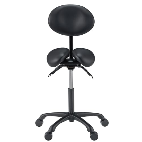 Master Massage Berkeley Ergonomic Saddle Stool -Two Split Part Seat ...