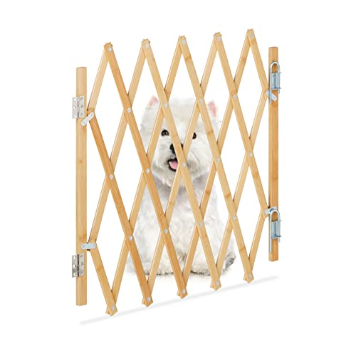 Relaxdays Safety Gate, Barrier, Extendable up to 96 cm, 48.5-60 cm high ...