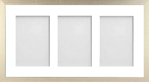 Frame Company Simpson Gold Multi Aperture Photo Frame, 20x10 for 6x4 ...
