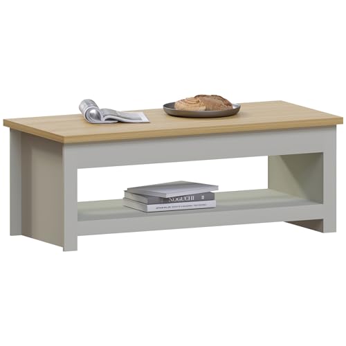 Vida Designs Arlington Coffee Table 1 Shelf Storage MDF Living Room ...