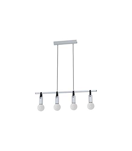 Eglo Apricale 4-Bulb Pendant Light Industrial Modern Minimalism Pendant ...