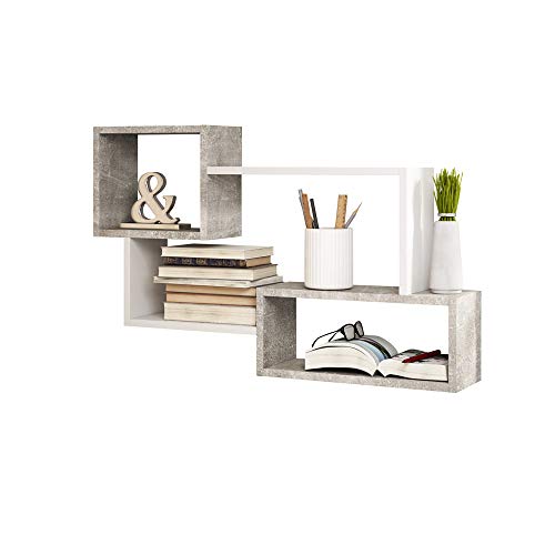 SELSEY KASSI - Floating Shelf - Multi-Compartment Shelf/Hanging Display ...