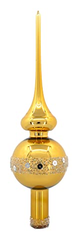 28 x 7 cm Hand-Blown Glass Tree Topper Ornament Decoration for ...