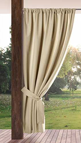 Eurofirany GARDEN Outdoor Curtain with Rod Pocket - 1 pc. Sun ...
