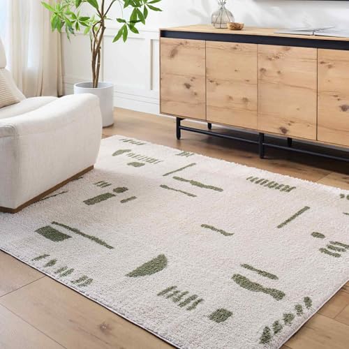 Livabliss Crampel Shaggy Rug - Modern Berber Rugs Living Room, Large ...