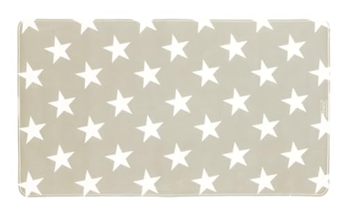 WENKO Stella Non-Slip Bath Mat with Suction Cups 40 x 70 cm Taupe by ...