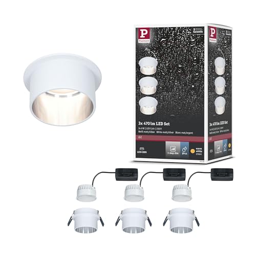 Paulmann 93385 LED recessed luminaire Gil 3-Step-Dim Round incl. 3 x 6 ...