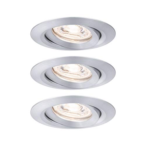 Paulmann 94297 Nova mini LED recessed luminaire Coin Round swivelling ...