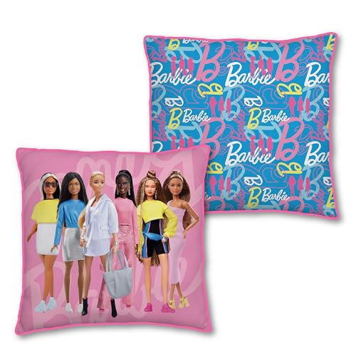 Barbie Officially Licensed Square Cushion - Dolls Unboxed Design ...