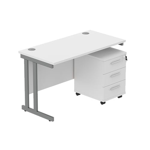 Office Hippo Heavy Duty Contract Grade Office Desk Workstation and ...