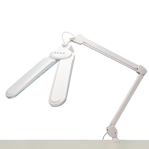 Lightcraft Hobby Task Lamp with Double-Head – 140 SMD LEDs with 3000 ...
