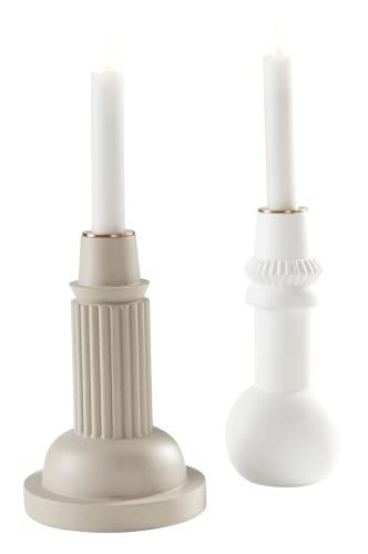 JOTEX WILLA RAY Candlestick, White/Beige Grey, No Size by Amazon ...