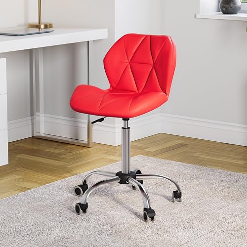 Vida Designs Geo Office Computer Chair, Red, Gaming Secretary ...