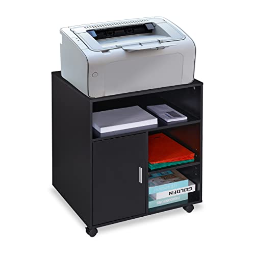 Relaxdays Office Cabinet, Storage, Shelves, Cupboard, Tray, Home ...