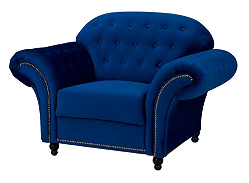 Sofas and More Lyon Chesterfield Style French Velvet fabric 3 + 2 ...