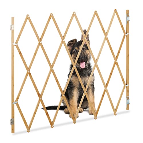 Relaxdays Safety Gate, Barrier, Extendable up to 130 cm, 87.5-100 cm ...