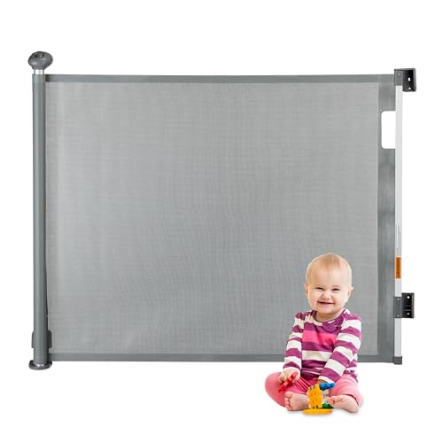 Relaxdays Extendable Stair Gate, Opening Width 70-180 cm, Wall-Mounted ...