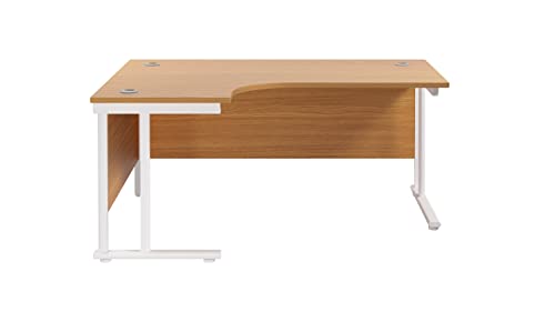 Office Hippo - L Shaped Office Desk 160 x 120cm. Large Corner Computer ...