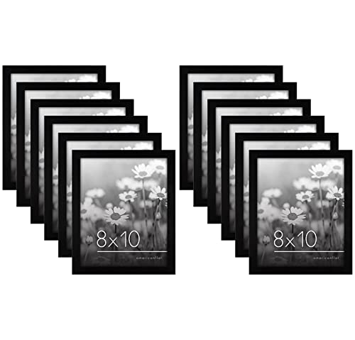 Americanflat 8x10 Photo Frame - Set of 12 - Gallery Wall Picture Frame ...
