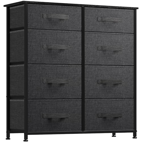 YITAHOME Chest of Drawers with 8 Drawers, Fabric Drawers Cabinet with ...