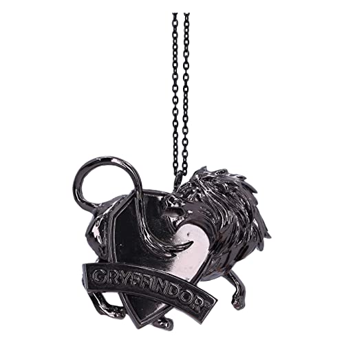 Nemesis Now Harry Potter Gryffindor Crest (Silver) Hanging Ornament 6cm ...